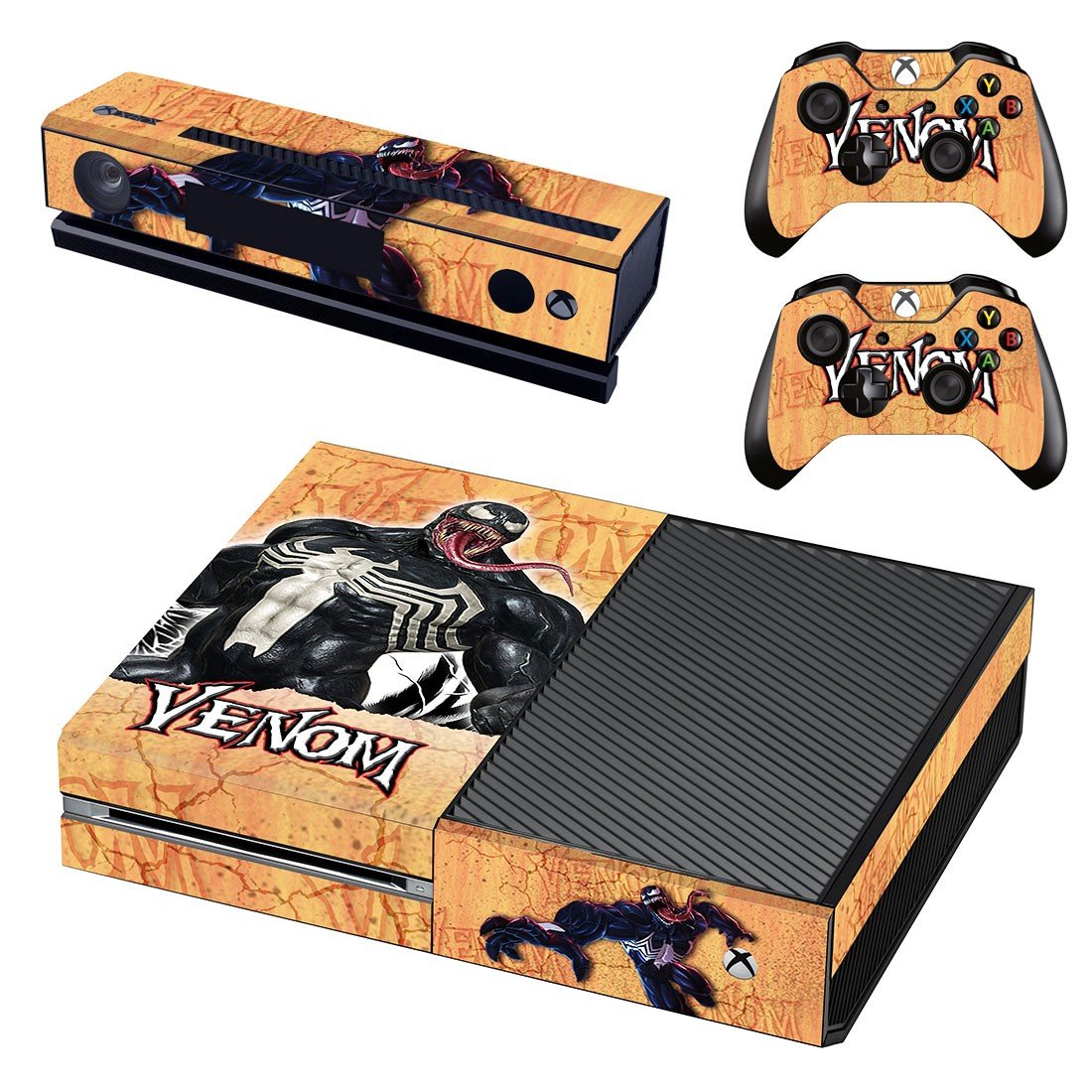 Venom decal skin sticker for Xbox One console and controllers