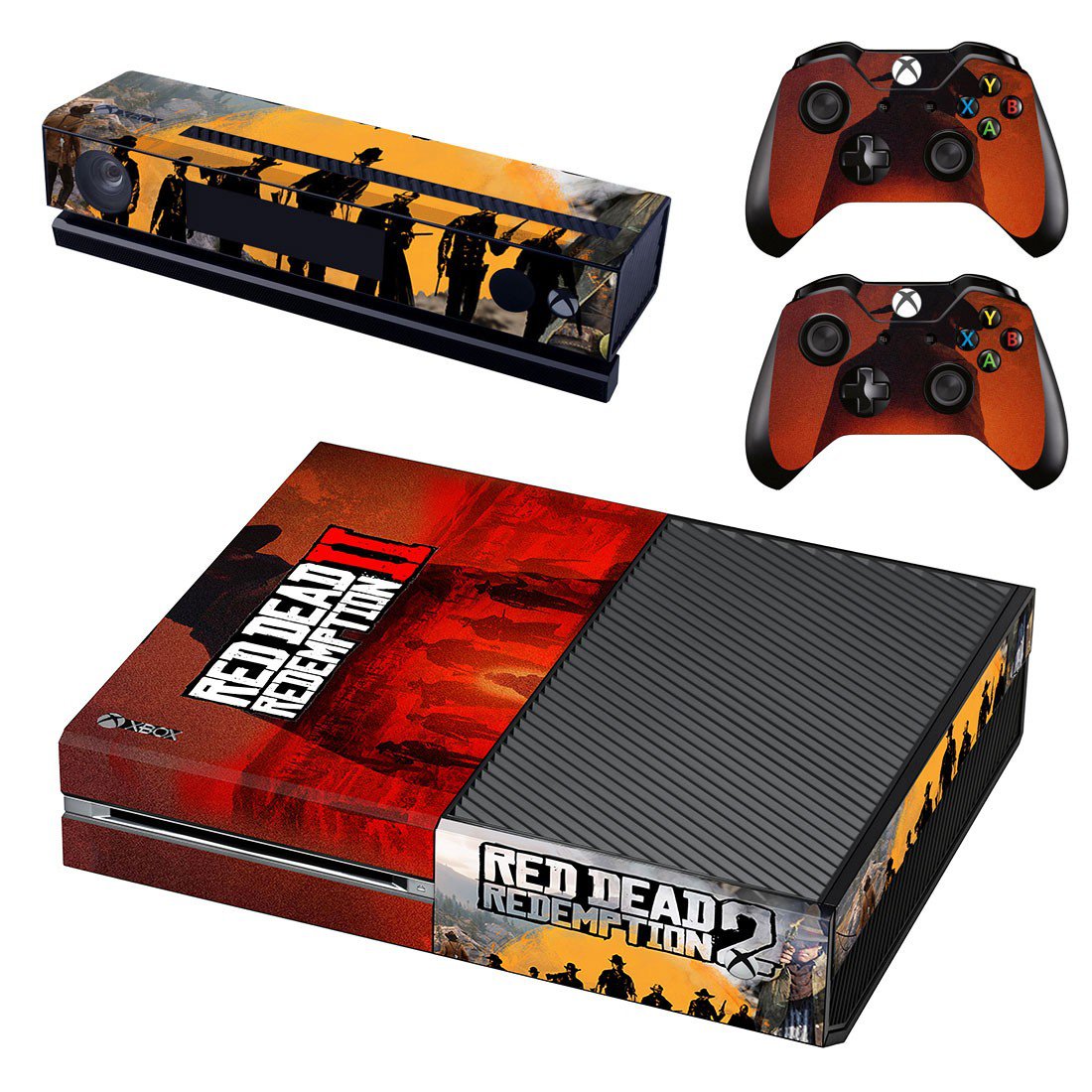Red Dead Redemption 2 decal skin sticker for Xbox One console and ...