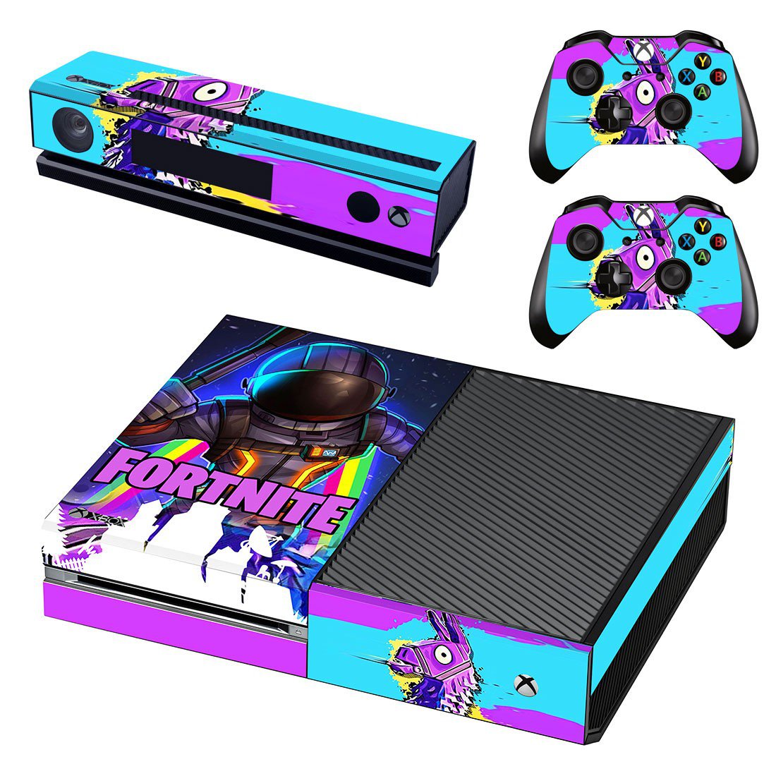 Fortnite decal skin sticker for Xbox One console and controllers