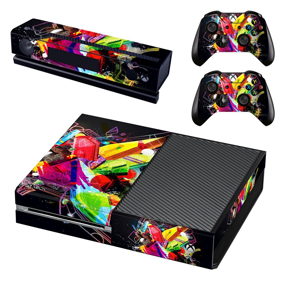 Tech wallpaper decal skin sticker for Xbox One console and controllers