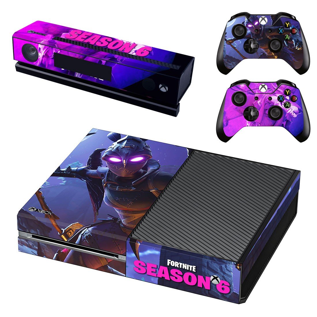 Fortnite decal skin sticker for Xbox One console and controllers