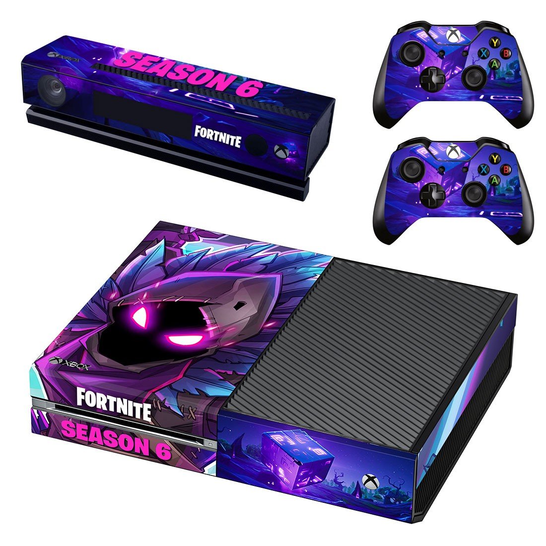 Fortnite decal skin sticker for Xbox One console and controllers