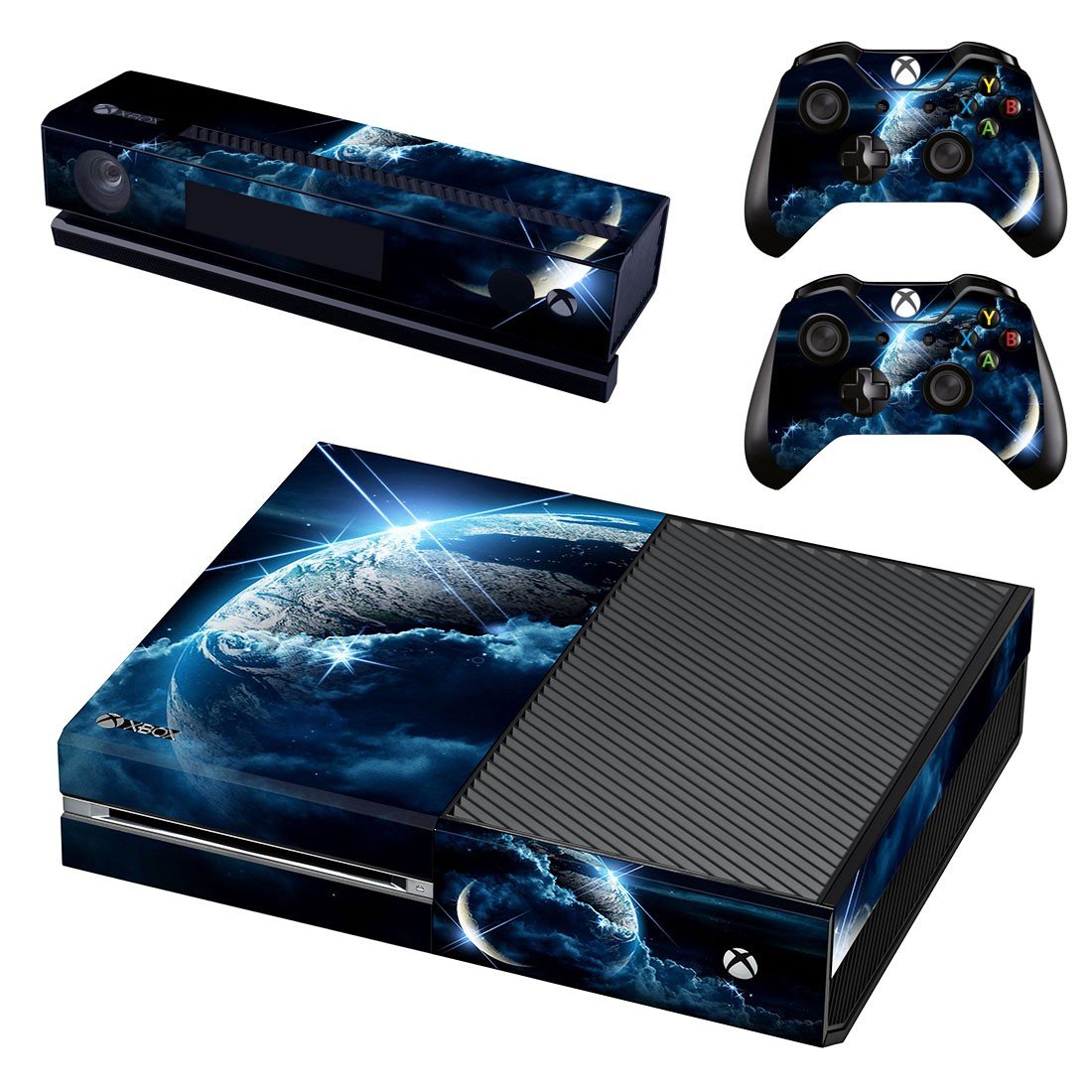 Space Planet decal skin sticker for Xbox One console and controllers