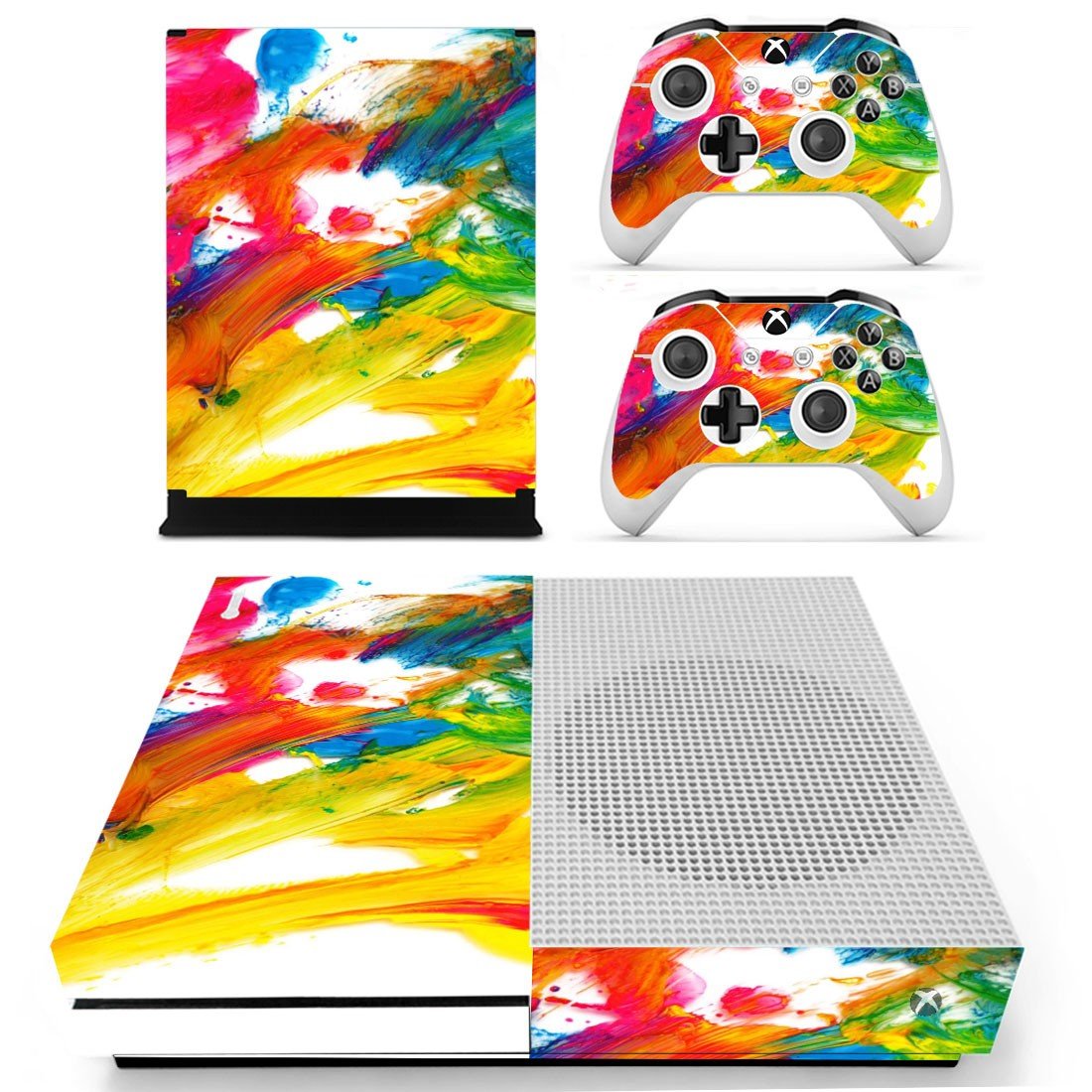 Colorful Wallpaper decal skin sticker for Xbox One S console and ...