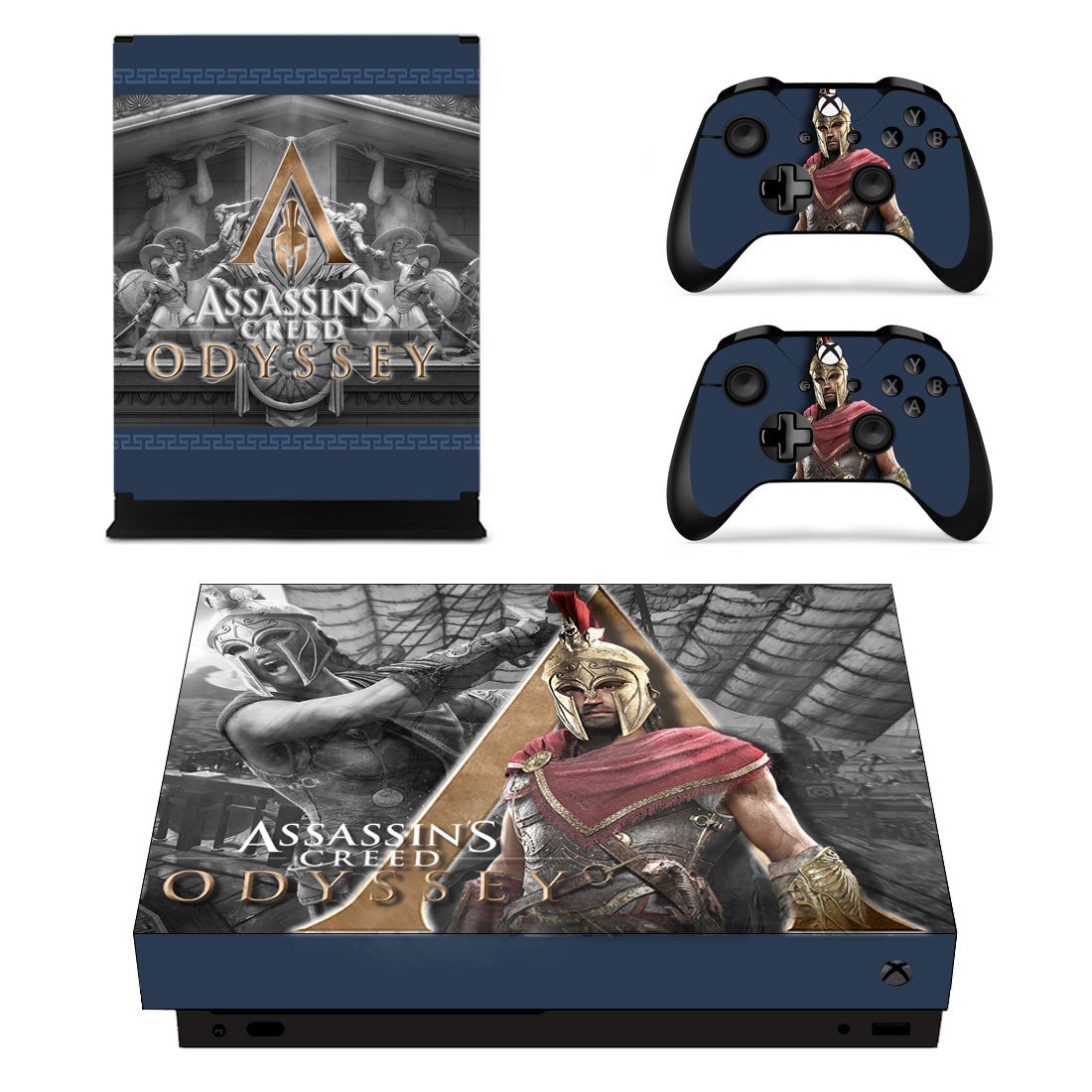 Assassins Creed Odyssey decal skin sticker for Xbox One X console and ...