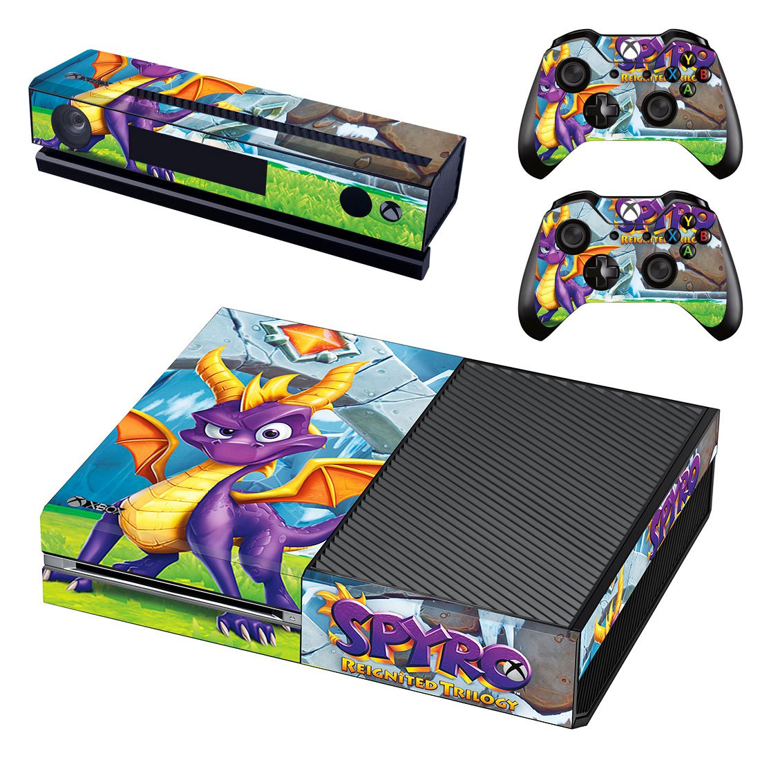 Spyro reignited trilogy decal skin sticker for Xbox One console and ...