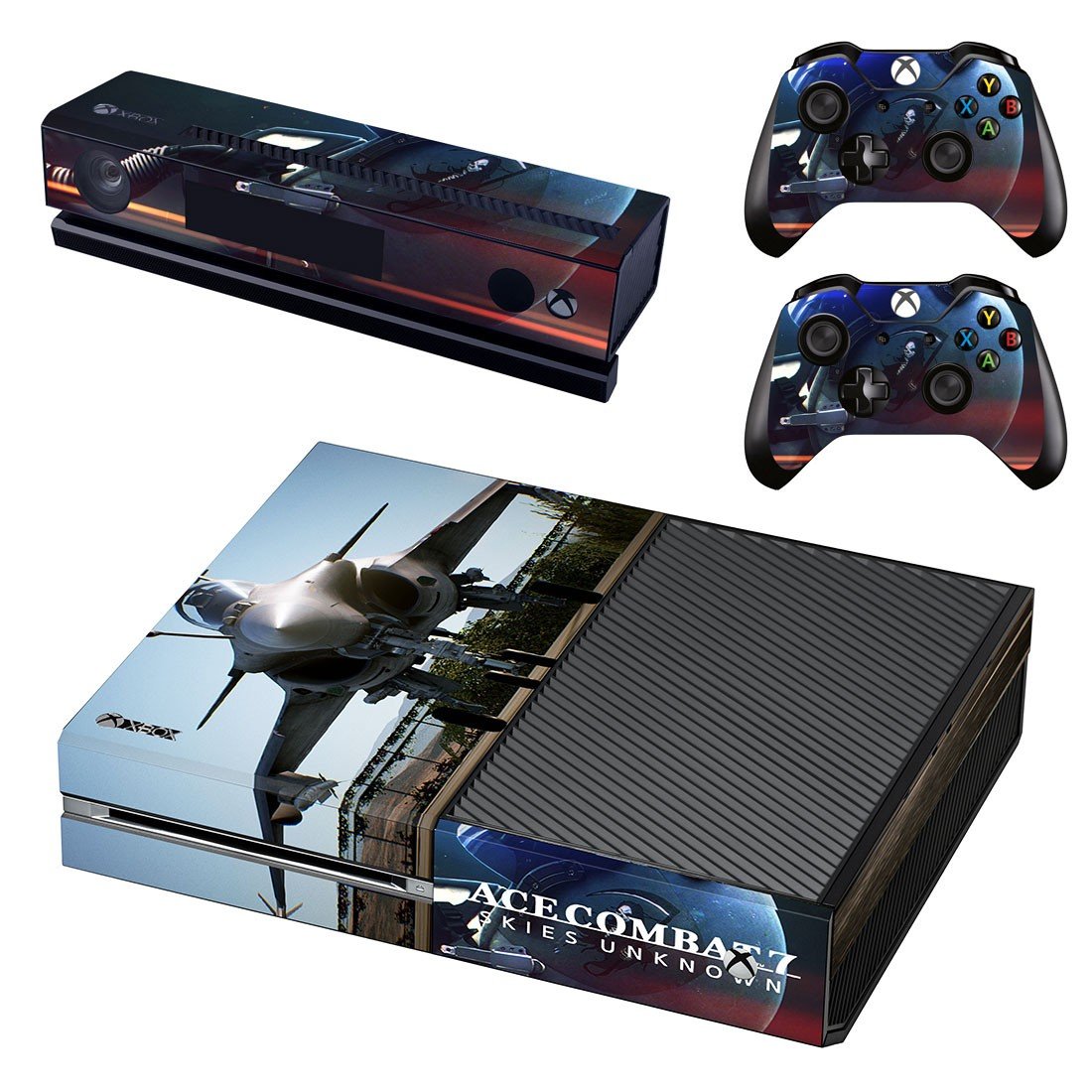 ACE Combat 7 decal skin sticker for Xbox One console and controllers