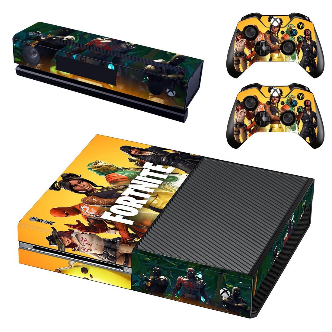 Fortnite decal skin sticker for Xbox One console and controllers