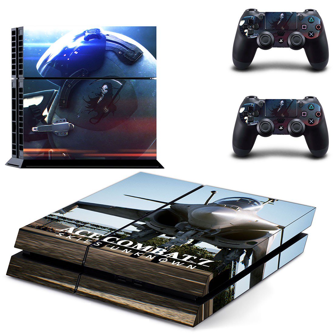 ACE Combat 7 decal skin sticker for PS4 console and controllers