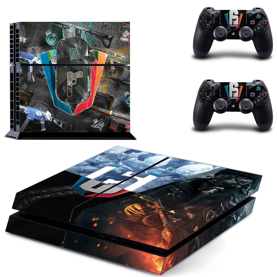 Rainbow Six Siege decal skin sticker for PS4 console and controllers