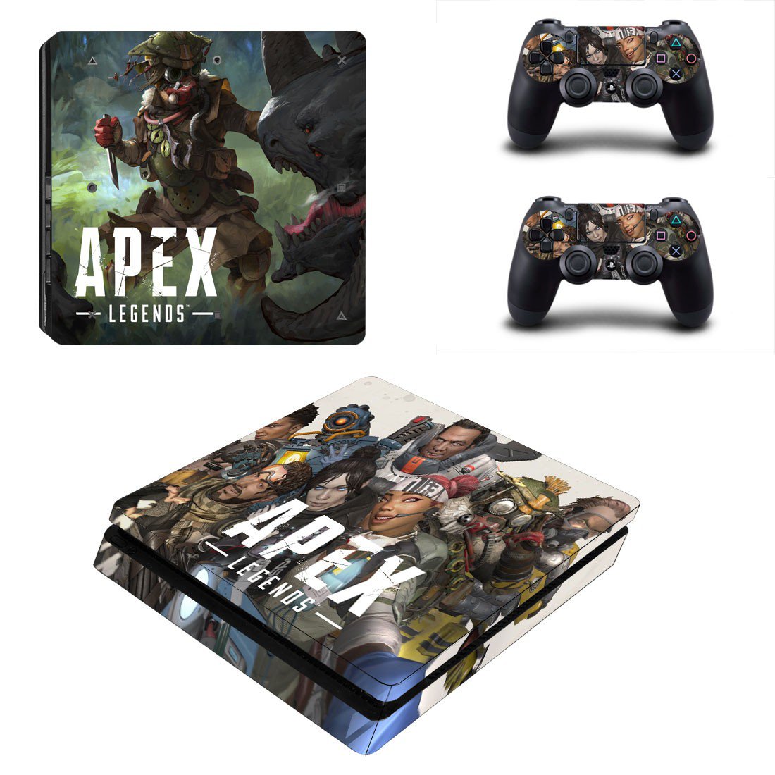 Apex Legends decal skin sticker for PS4 Slim console and controllers
