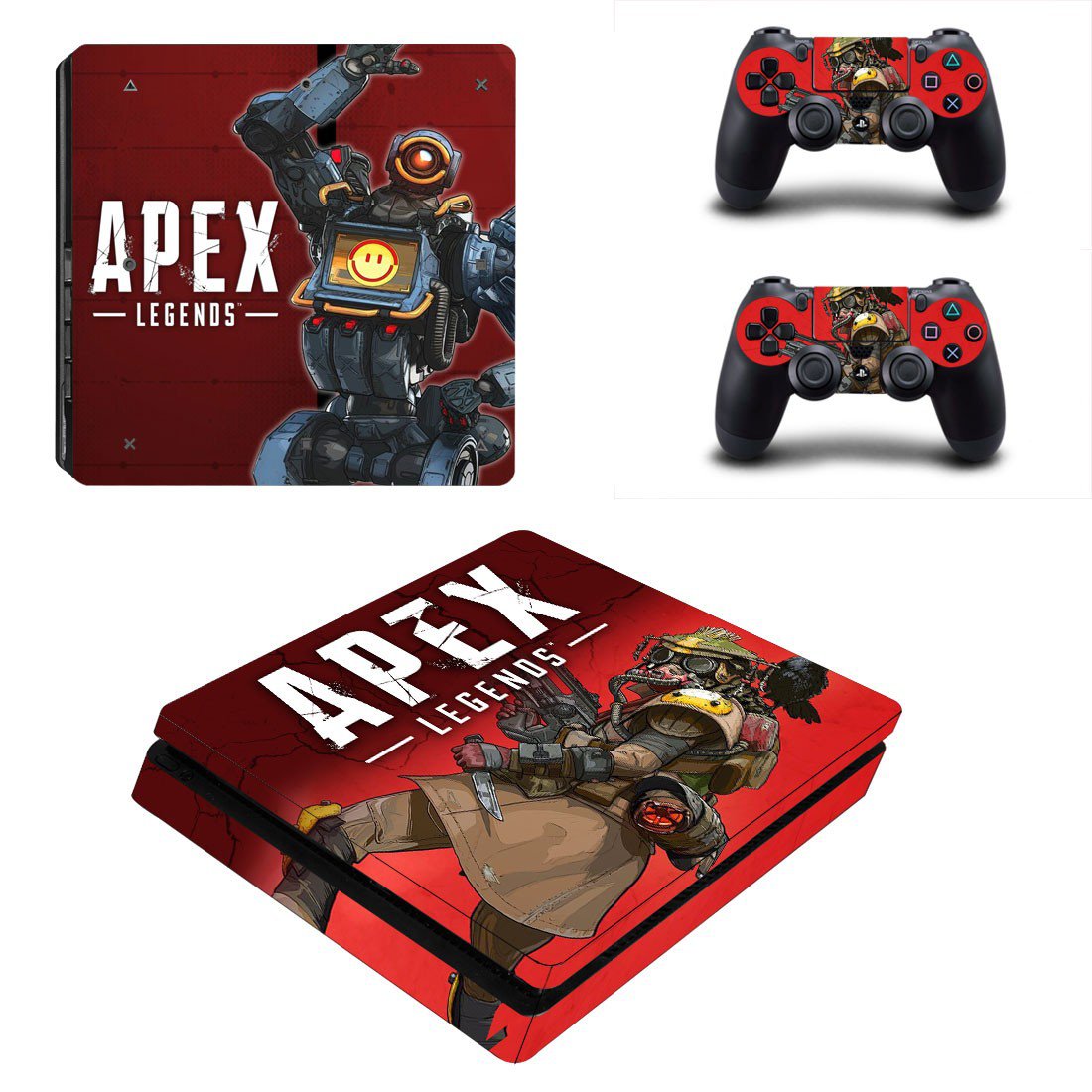 Apex Legends decal skin sticker for PS4 Slim console and controllers
