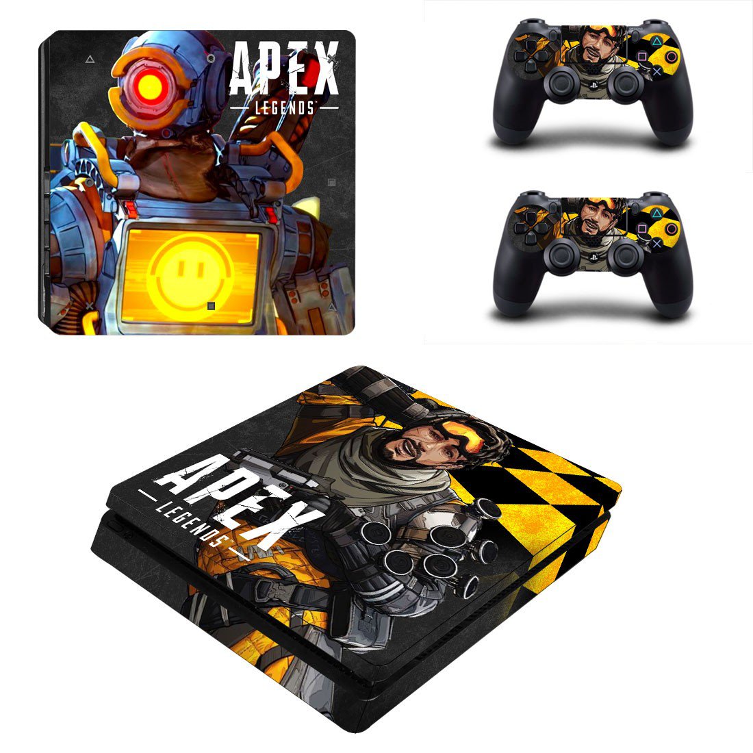 Apex Legends decal skin sticker for PS4 Slim console and controllers