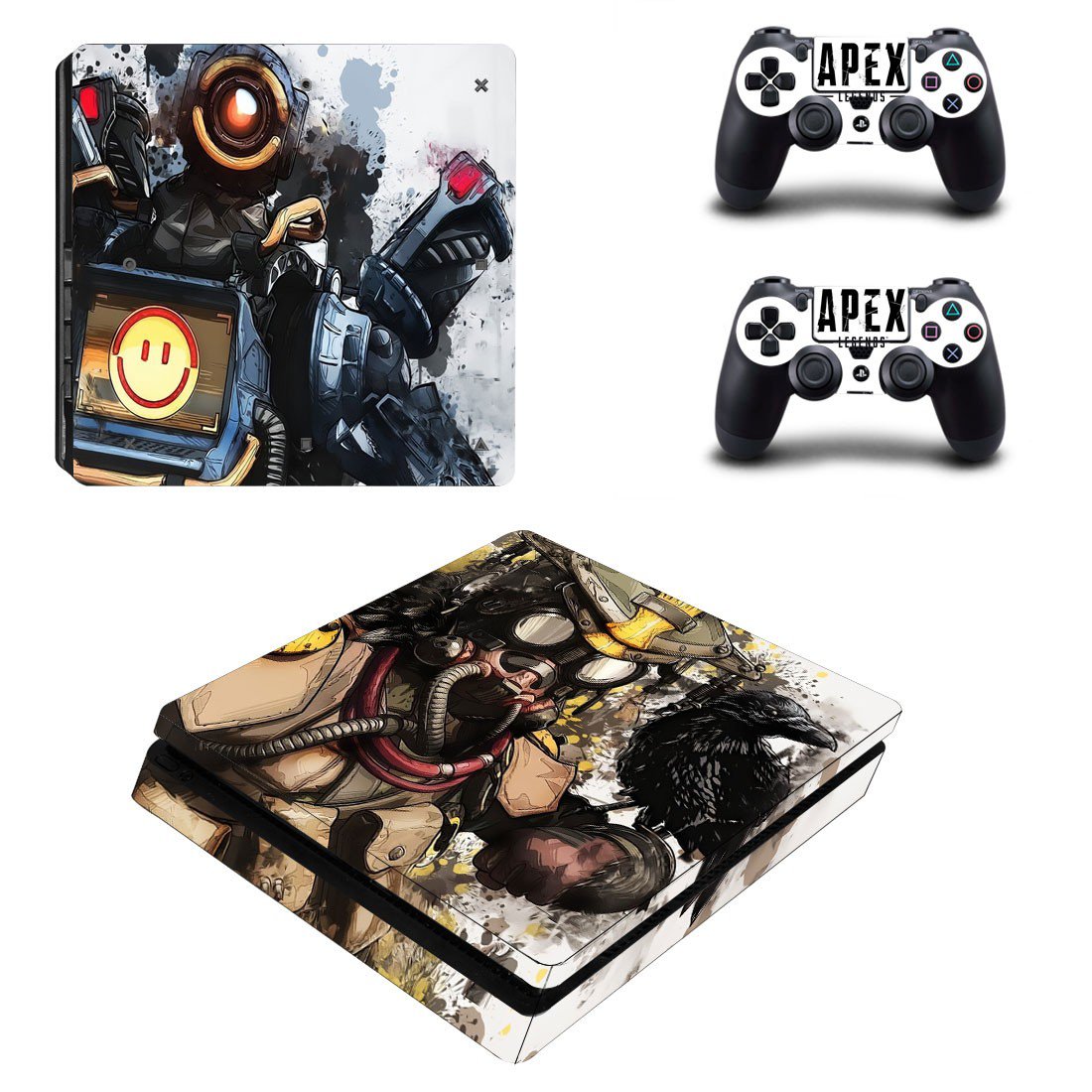 Apex Legends decal skin sticker for PS4 Slim console and controllers