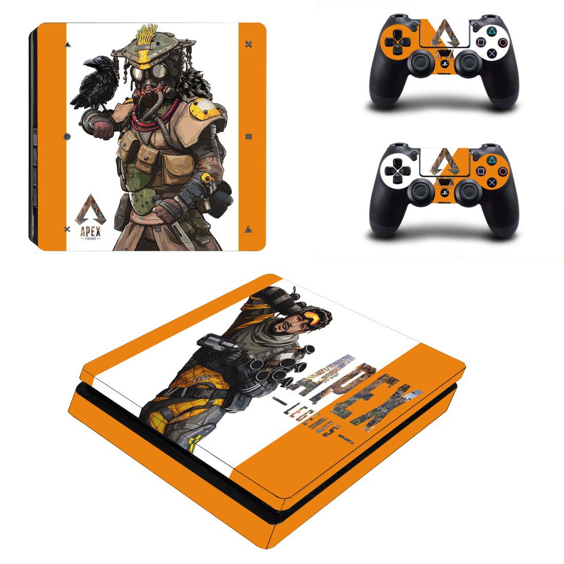 Apex Legends decal skin sticker for PS4 Slim console and controllers