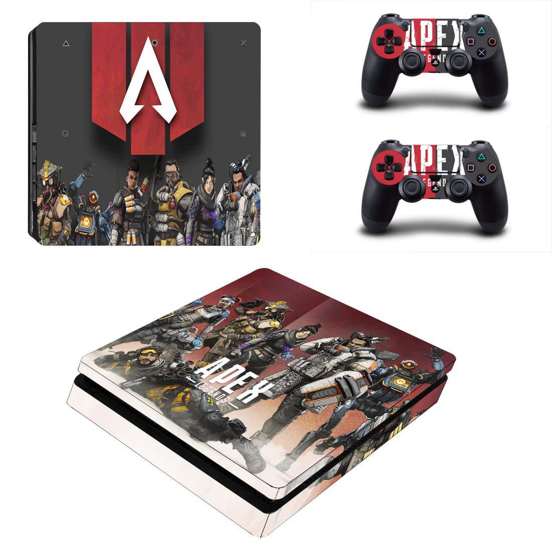 Apex Legends decal skin sticker for PS4 Slim console and controllers