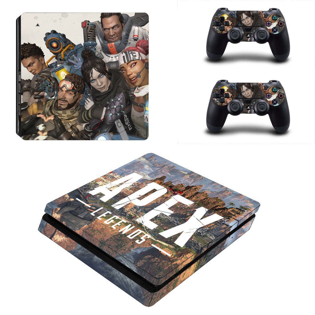 Apex Legends decal skin sticker for PS4 Slim console and controllers