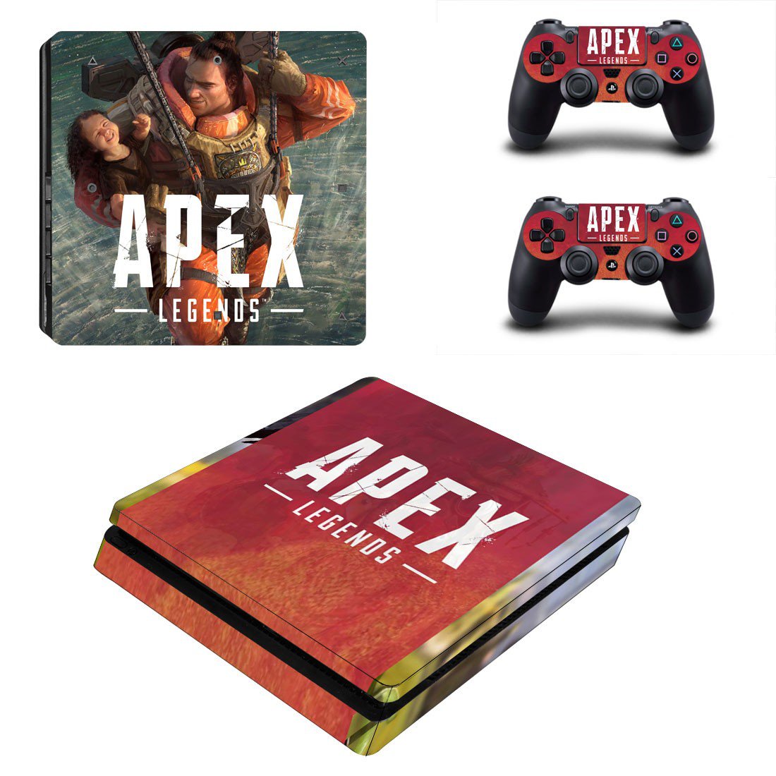 Apex Legends decal skin sticker for PS4 Slim console and controllers