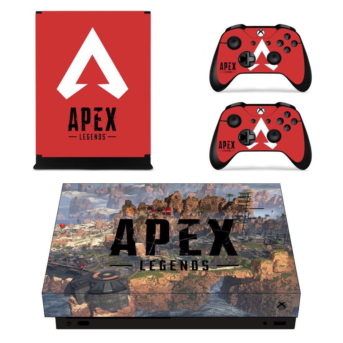 Apex Legends decal skin sticker for Xbox One X console and controllers