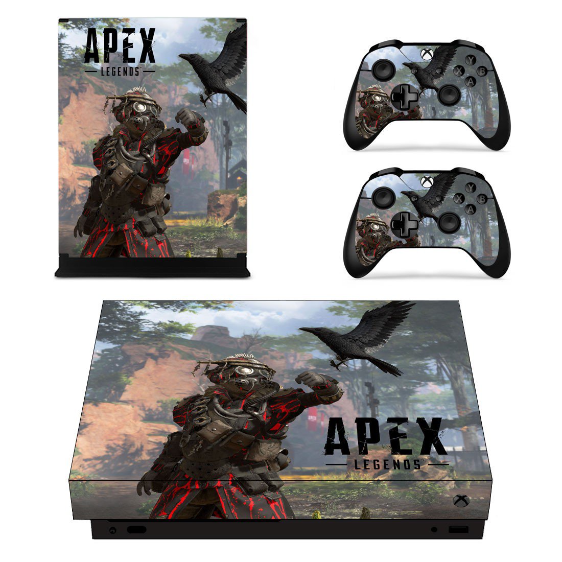 Apex Legends decal skin sticker for Xbox One X console and controllers