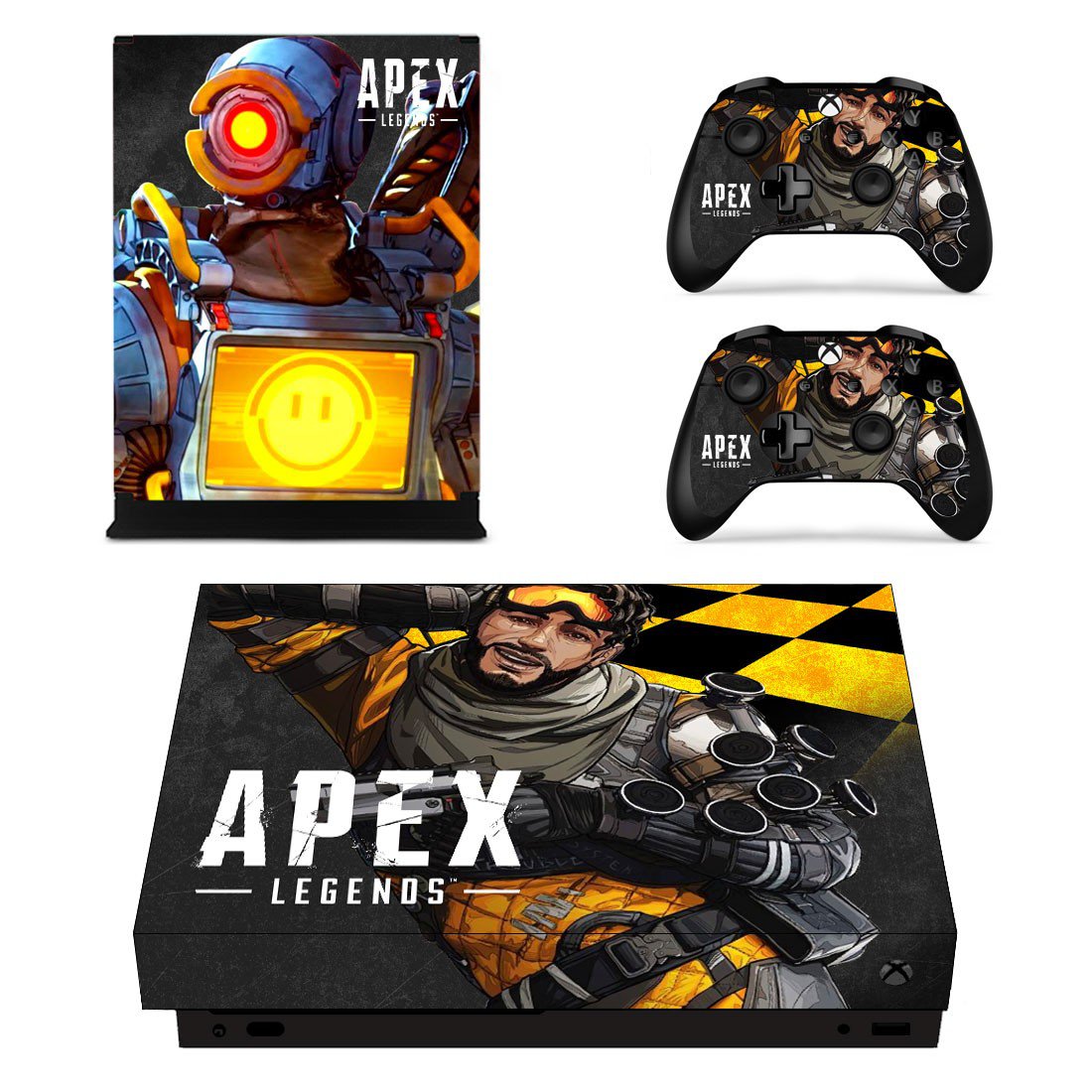 Apex Legends decal skin sticker for Xbox One X console and controllers