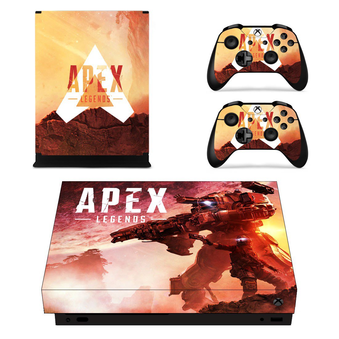 Apex Legends decal skin sticker for Xbox One X console and controllers