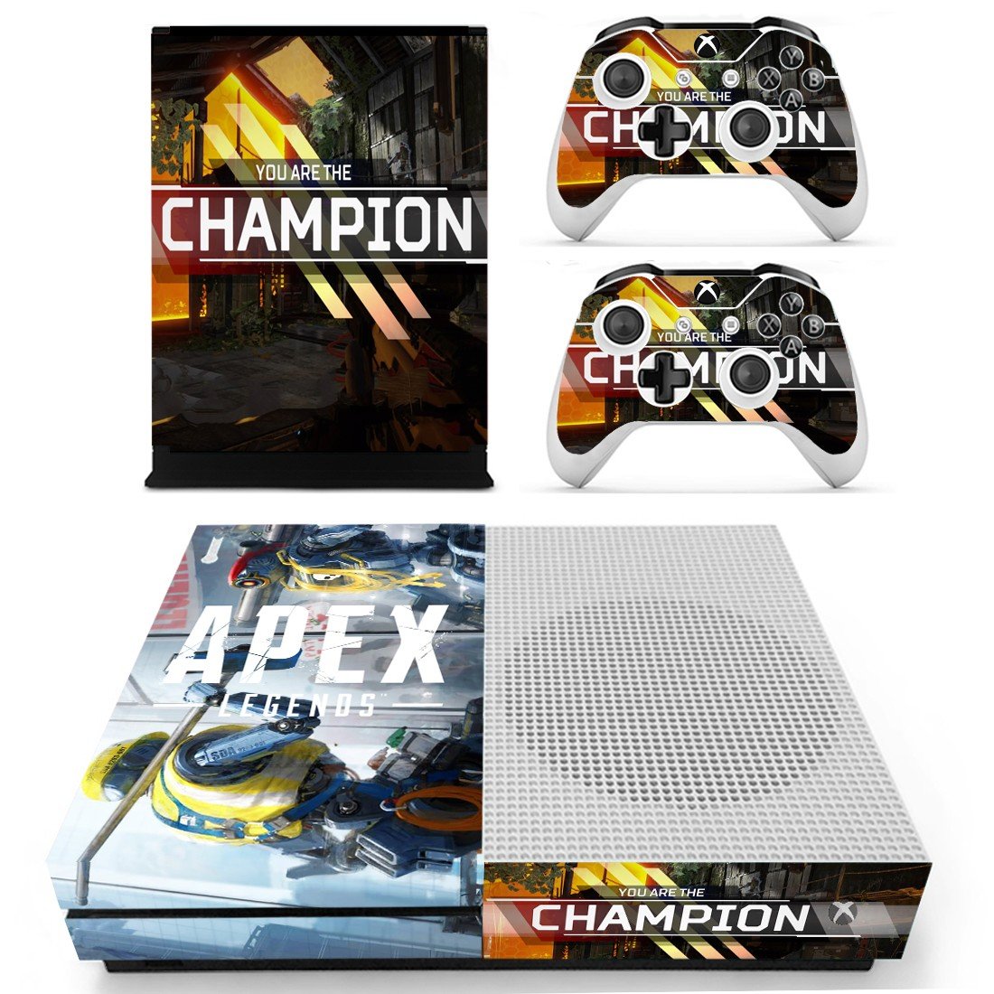 Apex Legends decal skin sticker for Xbox One S console and controllers