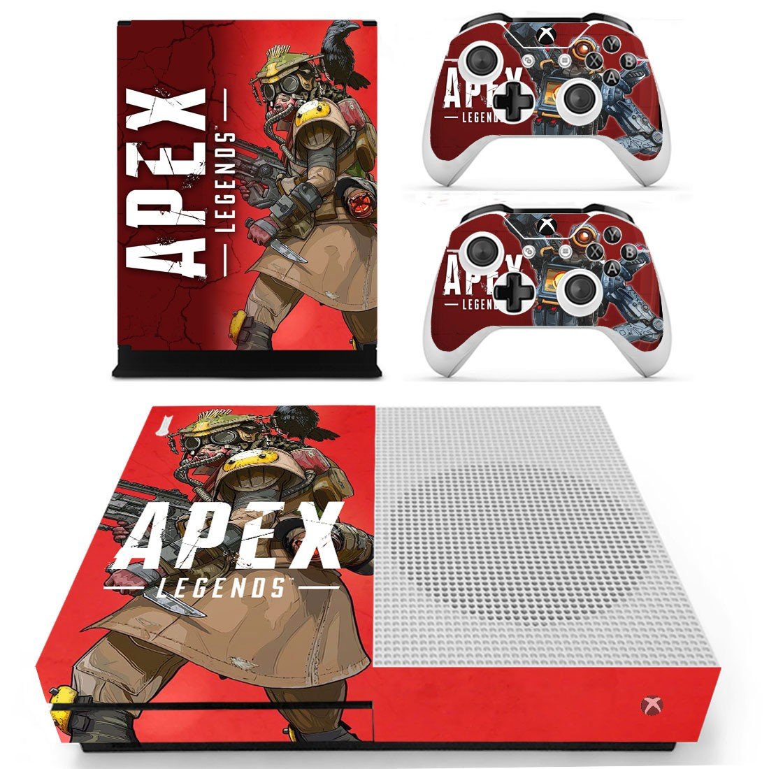 Apex Legends decal skin sticker for Xbox One S console and controllers