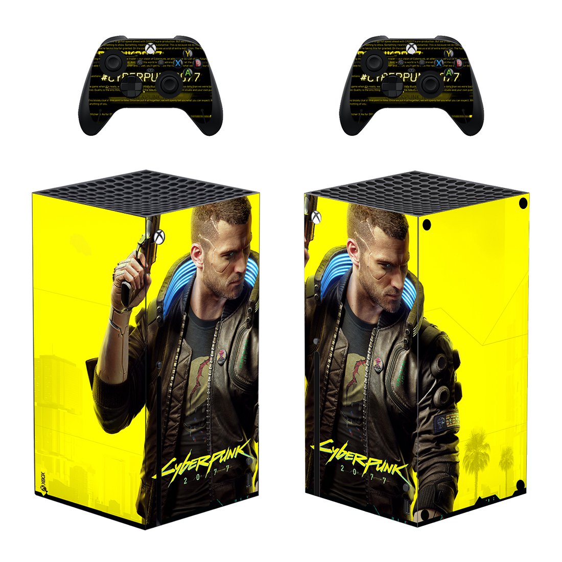 Cyberpunk 2077 decal skin sticker for Xbox Series X console with ...