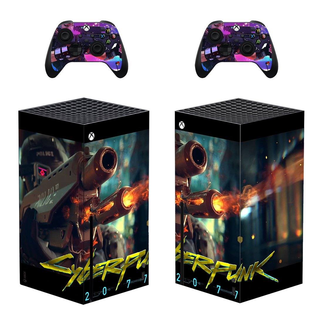 Cyberpunk 2077 decal skin sticker for Xbox Series X console with ...