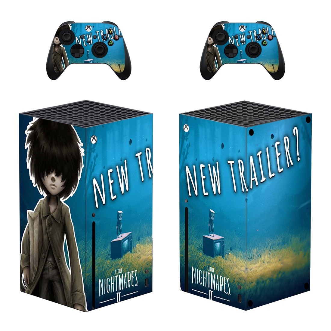 Little Nightmares 2 decal skin sticker for Xbox Series X console with ...