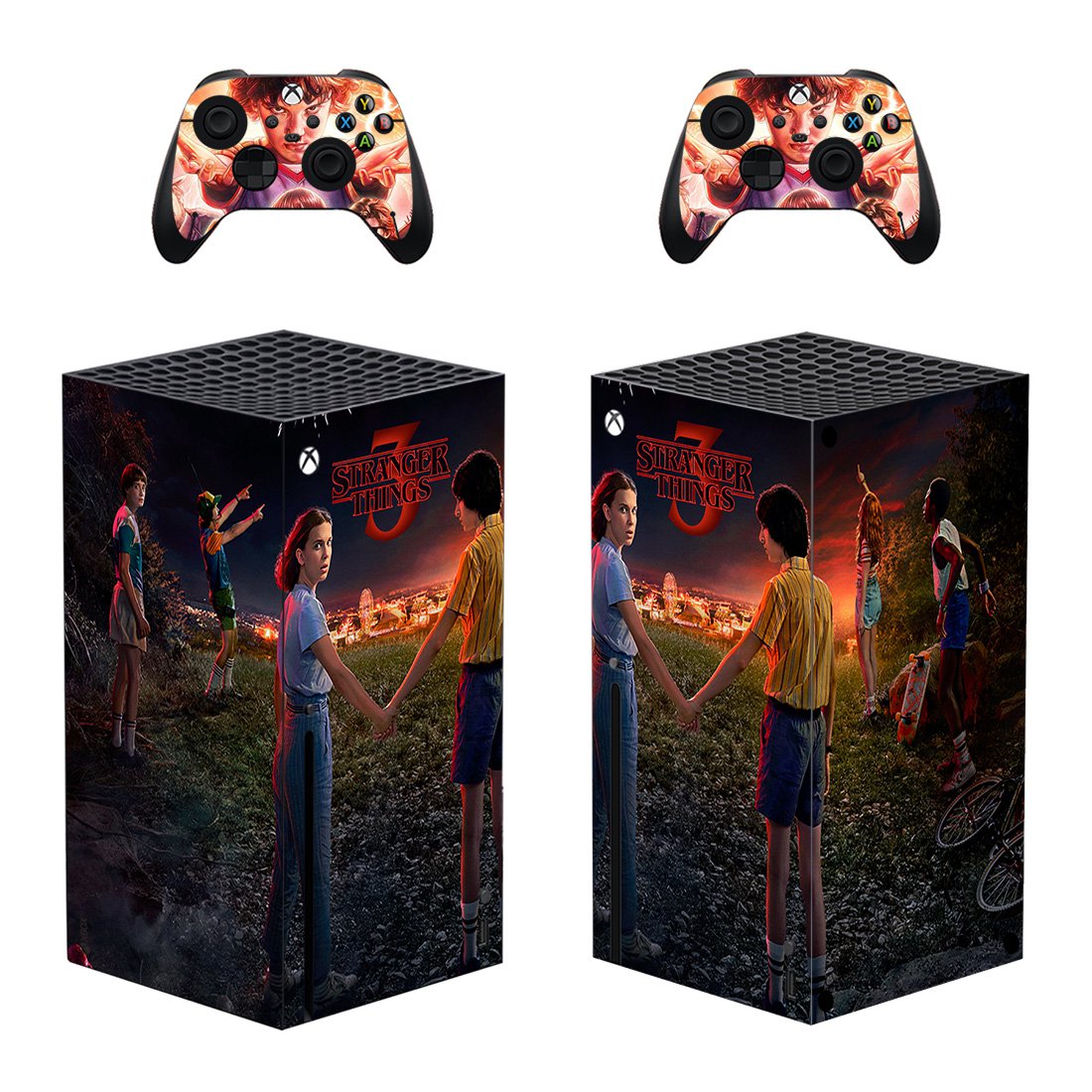 Stranger Things decal skin sticker for Xbox Series X console with ...
