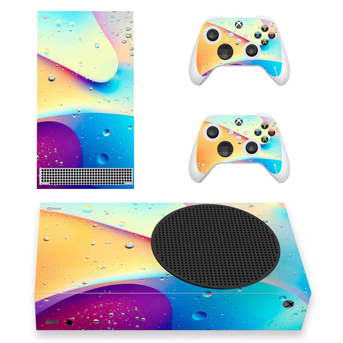 Among us decal skin sticker for Xbox Series S console with controllers