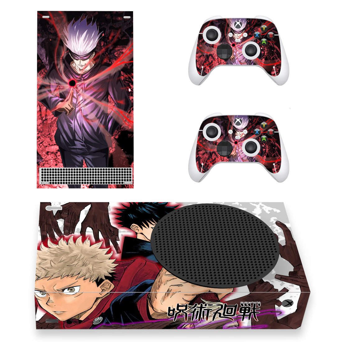SCARLET NEXUS decal skin sticker for Xbox Series S console with controllers