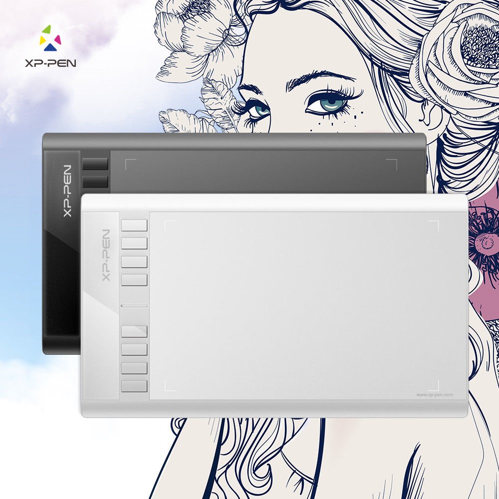 Xp-Pen Star 03 Graphics Drawing Tablet With Battery-Free Passive Pen ...