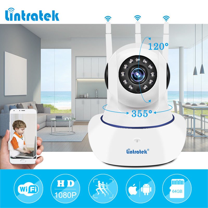 Wireless Ip Security Wifi Camera 1080P Wi-Fi Video Surveillance P2P ...