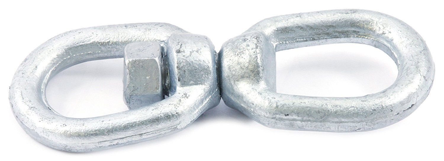 Forney 61143 Forged Galvanized 1/2 Inch Swivels Max Work Load 3600 ...