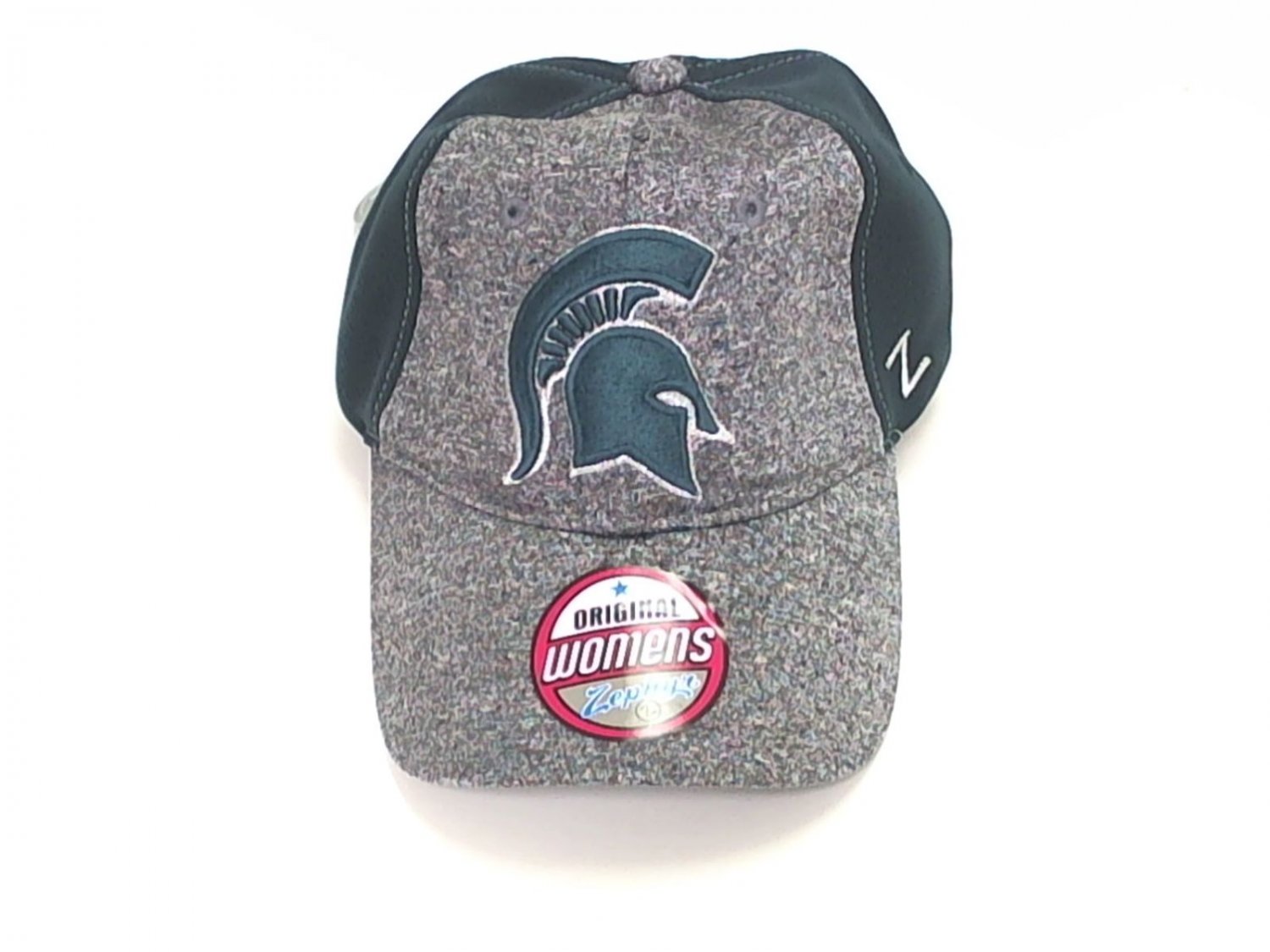 NCAA Michigan State Spartans Womens Harmony Cap Hat Grey/Forest Adjustable