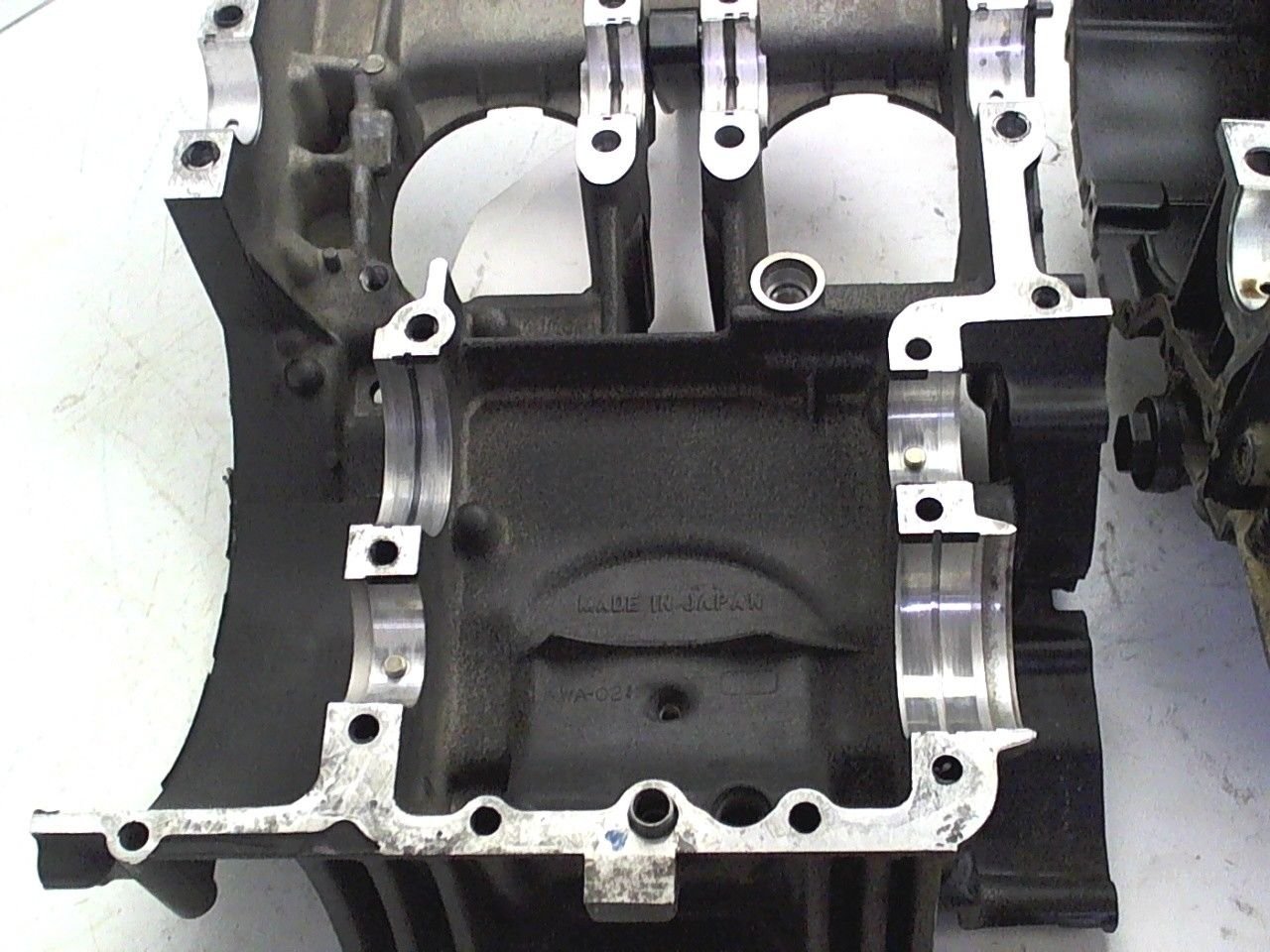 87-92 Kawasaki EX500 454 LTD Engine Crankcase Case Block EX 500 Ninja