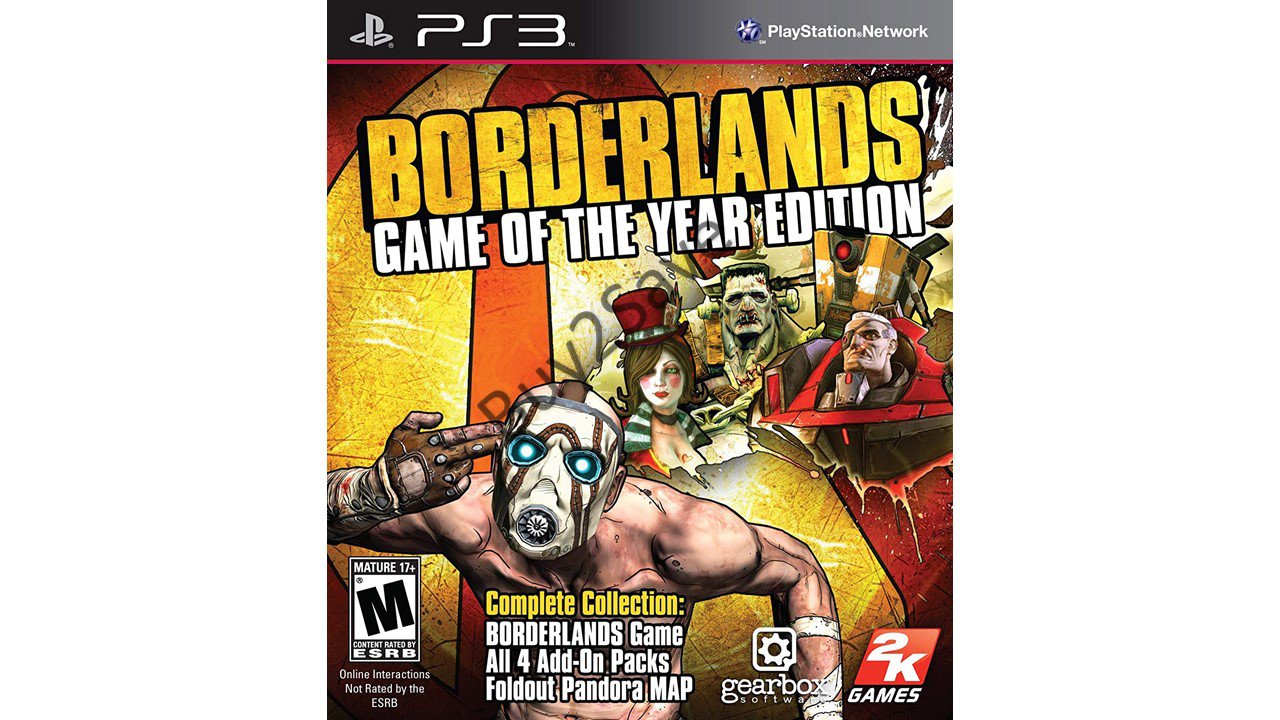 Borderlands: Game of the Year Edition - Playstation 3 | Brand New | Sealed