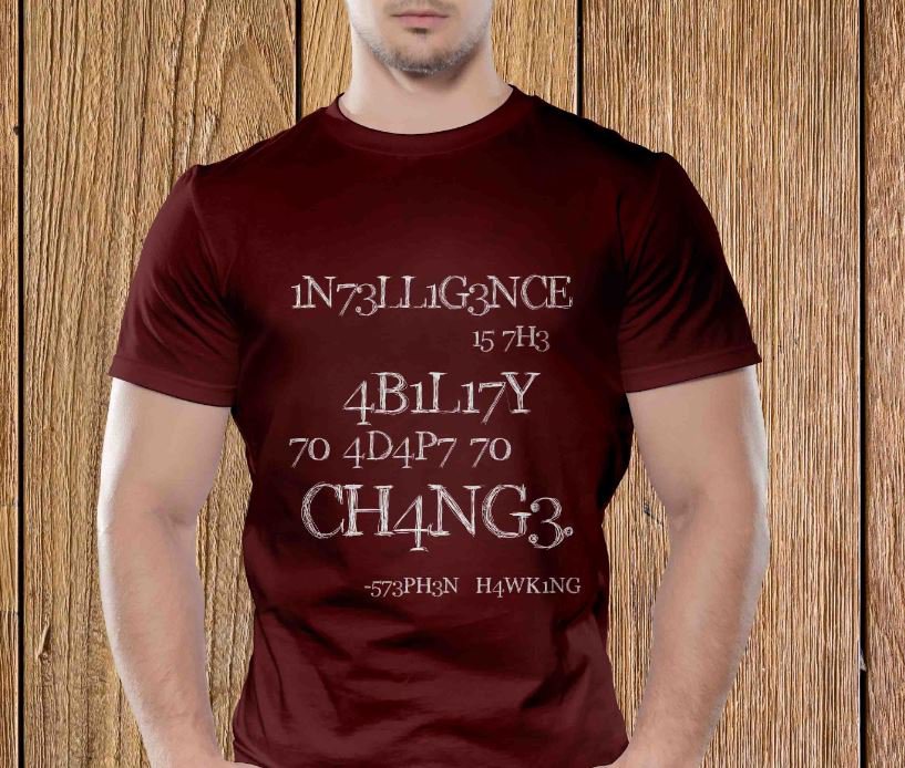 Intelligence T-shirt, Numbers T-shirt, Hawking T-shirt, Smart T-shirt ...