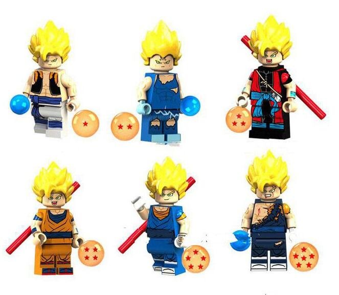 2018 Goku Vegeta After Fight Minfigures Compatible Lego Dragon Ball Z ...