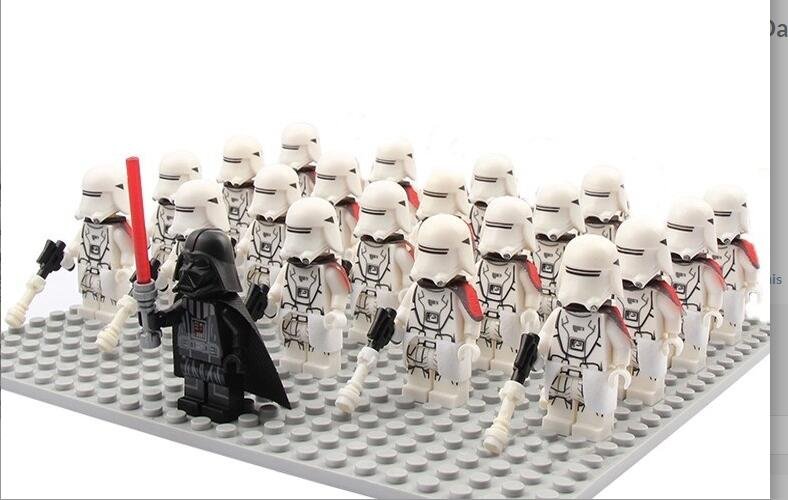 Snow Trooper Clone Army Minifigures Lego Star Wars Sets Compatible Toy ...