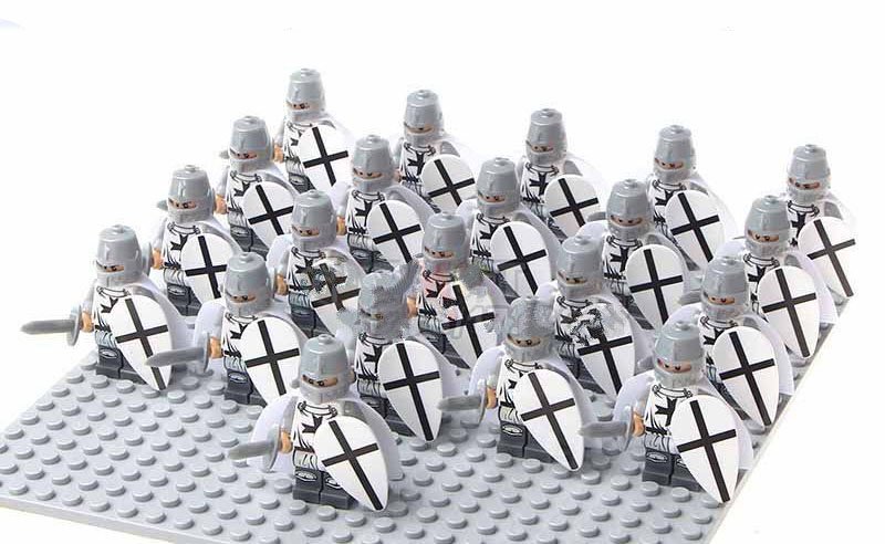 Roman Crusader Trooper Warriors Soliders Lego Medieval Knights ...