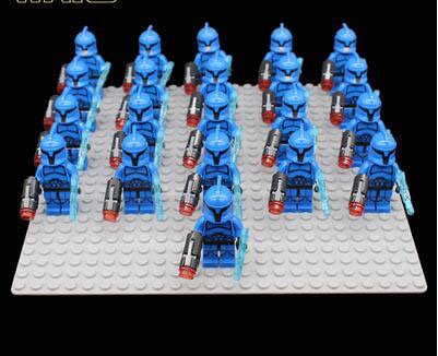 Senate Commando Captain Minifigure Lego Star Wars Minifigs Compatible