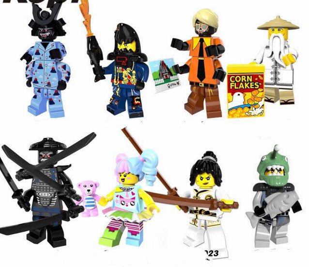 Custom Ninjago Master Wu GamatonGarmadon Neya Minifigures Lego Compatible