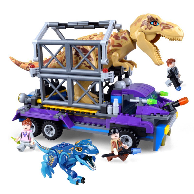 T-Rex Defense Jurassic World Dinosaurs Fit Lego Toys