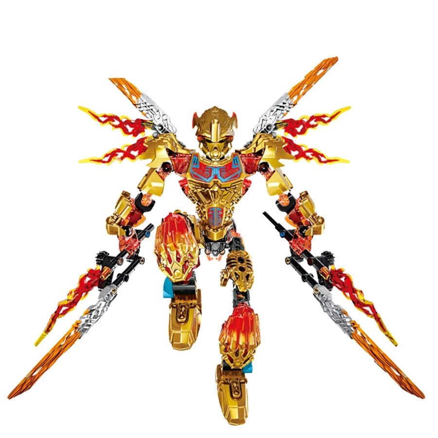 Ikir Creature of Fire Bionicle Set Lego Compatible Toy