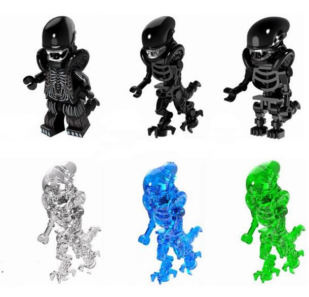 Custom Alien Minifigures Boys Building Toy Lego Compatible