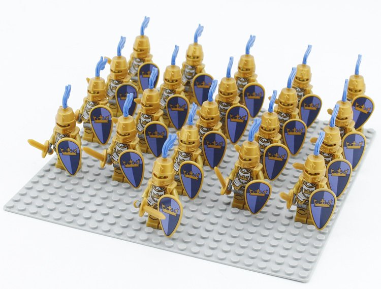 21pcs Roman Emperor Guards Army Lego Medival Knights Trooper Compatible